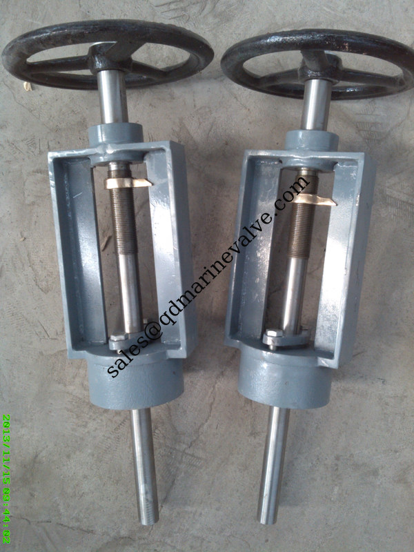 JIS F3025 Ship's Deck Stand Valve for opening and closing Valve ,cast ...