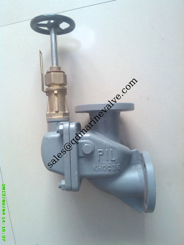 Marine Cast Steel Screw-down Vertical / ANGLE Storm Valve JIS F3060 5K/10K