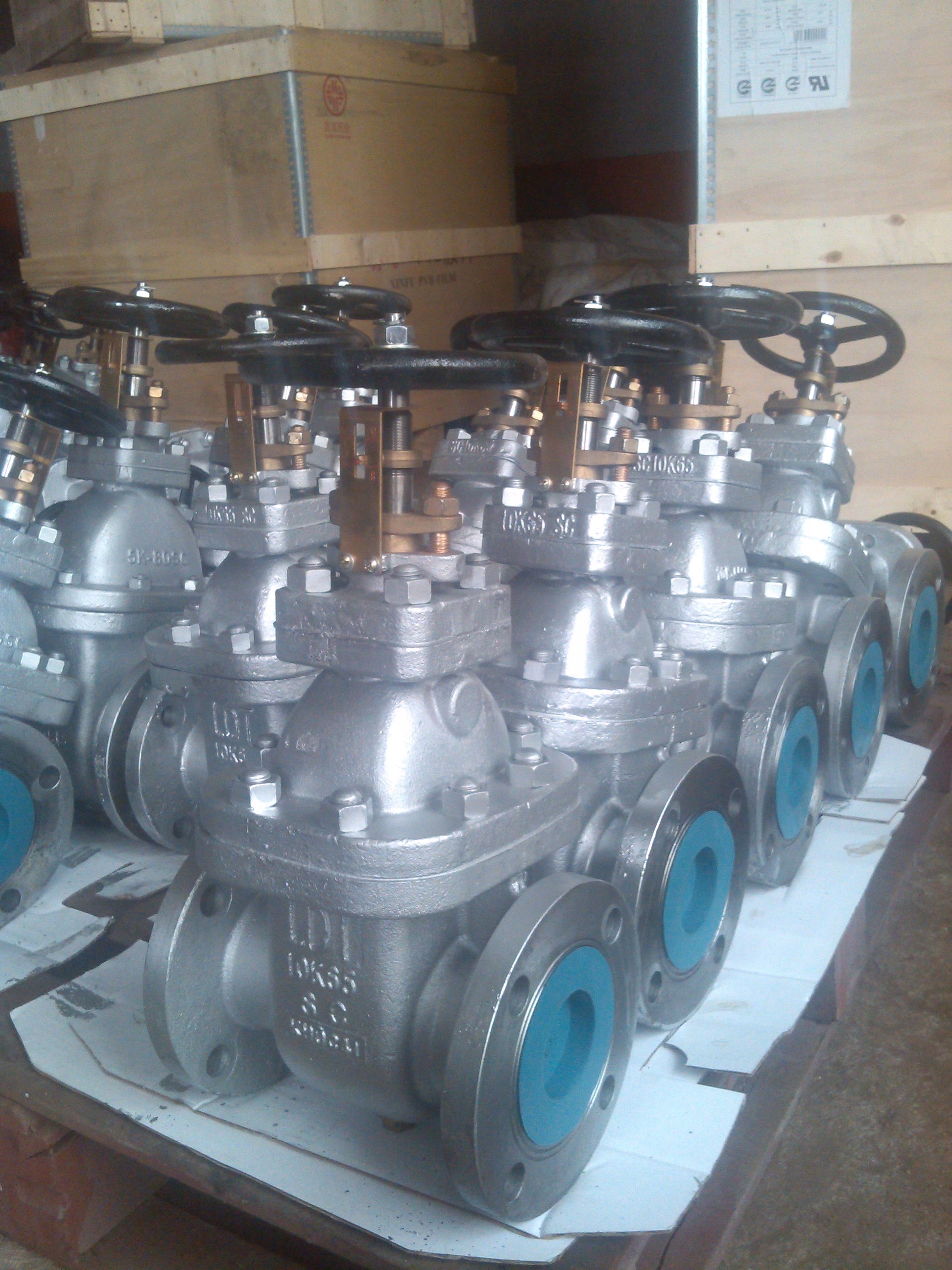 JIS marine cast STEEL GATE VALVE JIS F7363C/ JIS F7366 5K/10K