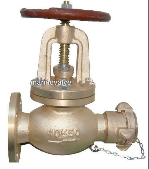 JIS F7334 Бронзовые судовые проходные Клапана под шланги для давления